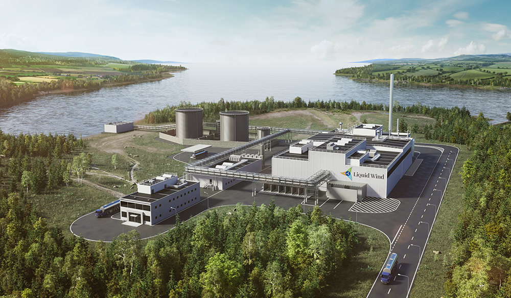 Liquid Wind announces new eFuel facility project in Örnsköldsvik, Sweden